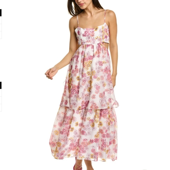 Wayf | Dresses | Wayf Tiered Floral Daisy Maxi Dress 32 Deal | Poshmark